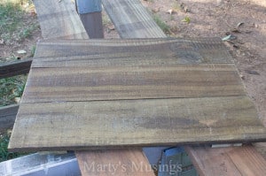 DIY Rustic Wood Chargers