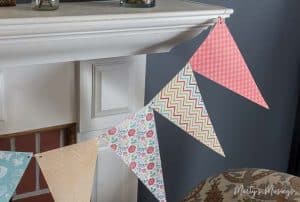 Easy Spring Banner from Scrapbook Paper Tutorial