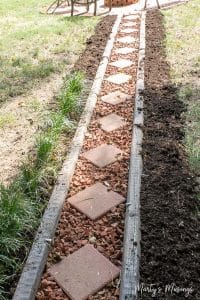 How to Lay a Brick Pathway - Marty's Musings