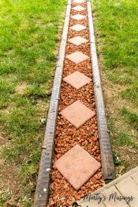 How to Lay a Brick Pathway - Marty's Musings