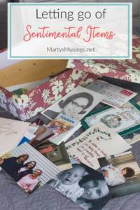 How to Get Rid of Sentimental Clutter - Marty's Musings