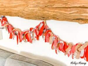 DIY Fall Banner from Scrap Fabric - Marty's Musings