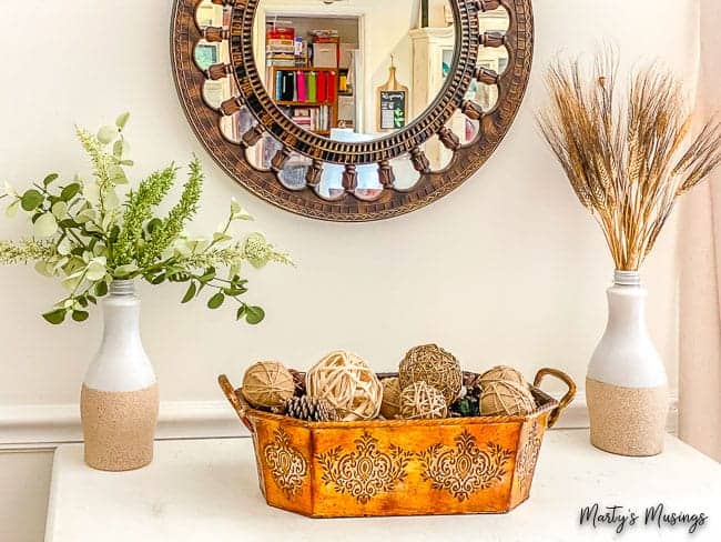 DIY Textured Vase with Spray Paint - Marty's Musings