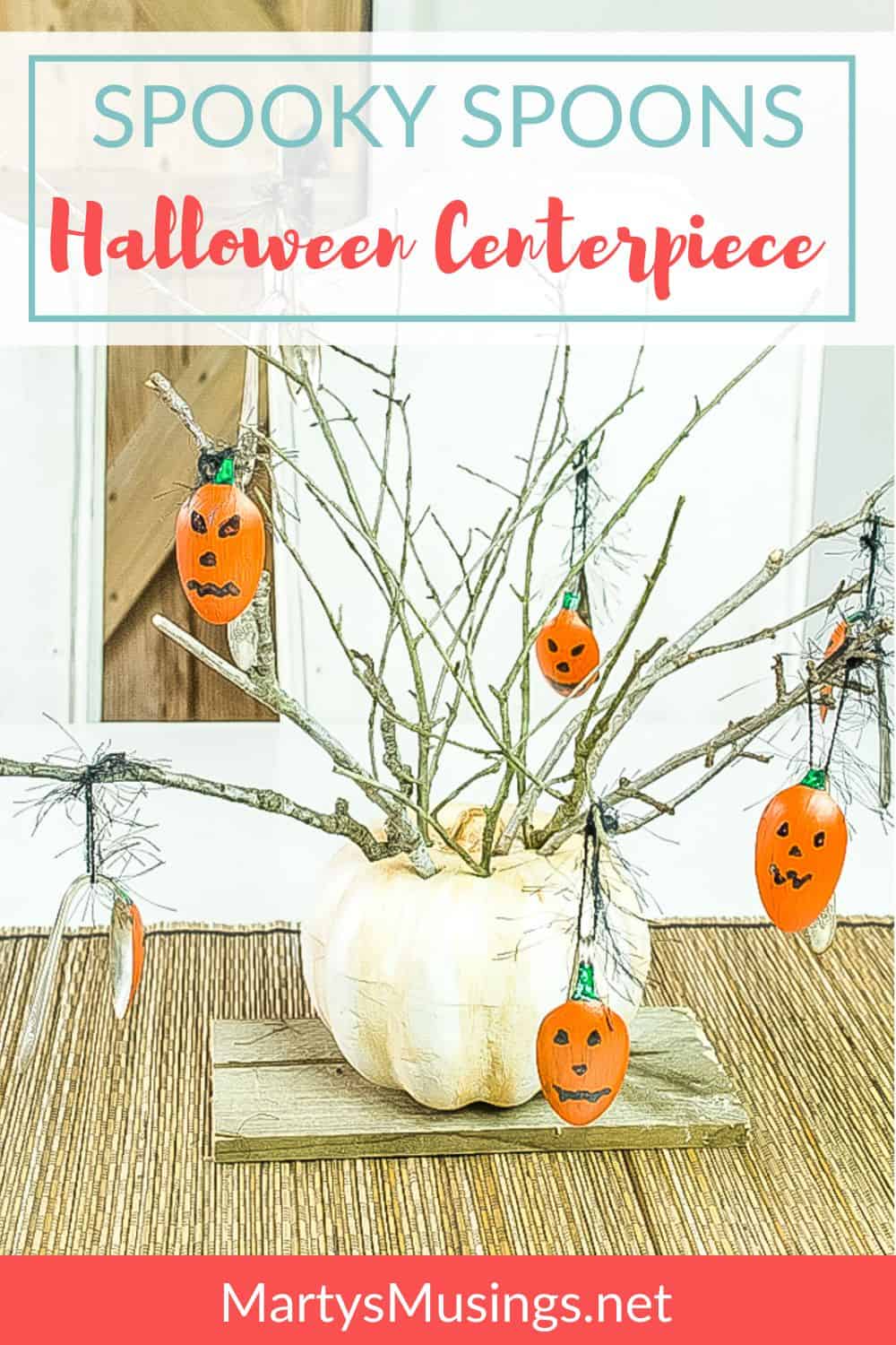 Spooky Spoons Halloween Centerpiece - Marty's Musings