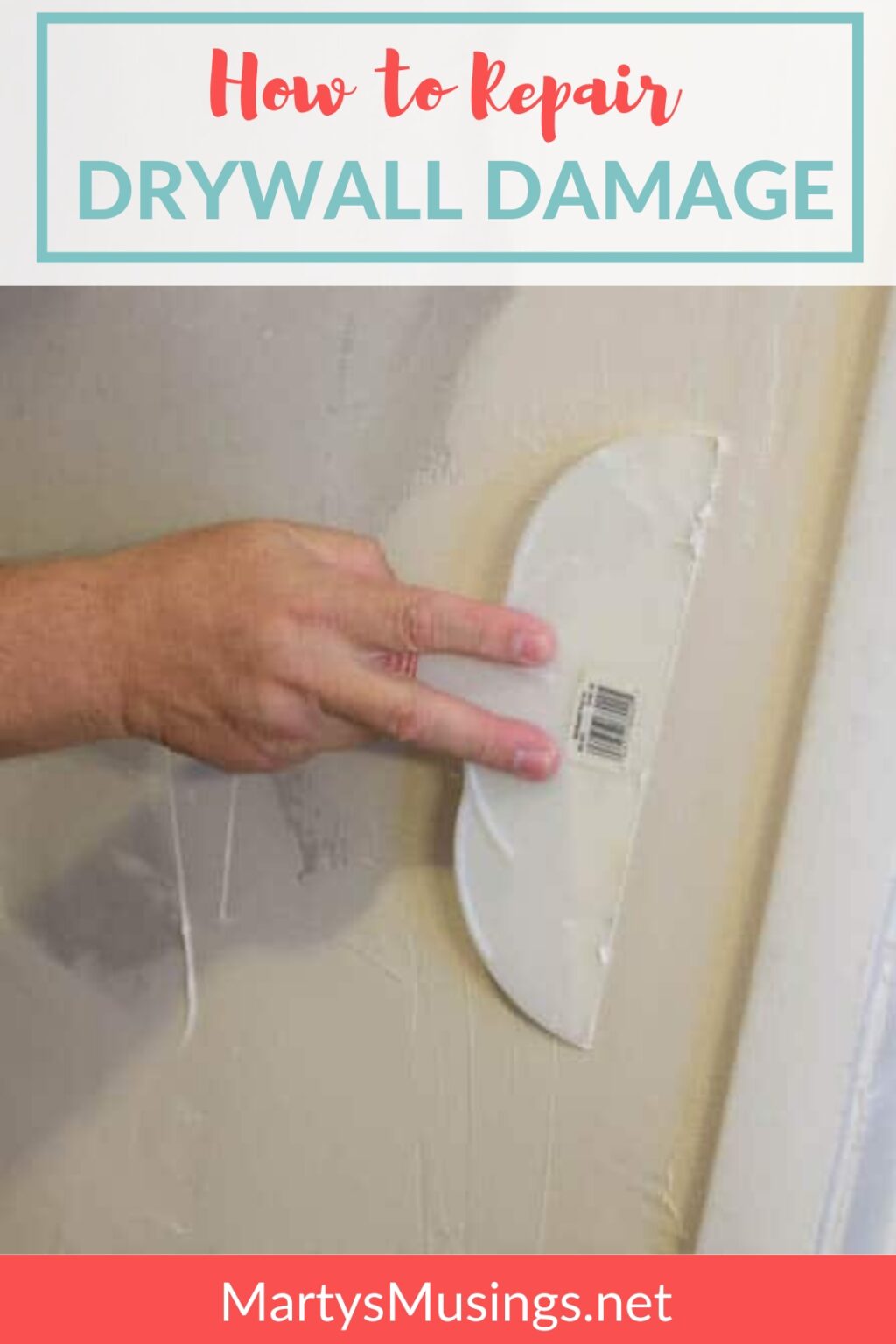 How to Repair Drywall Damage - Marty's Musings