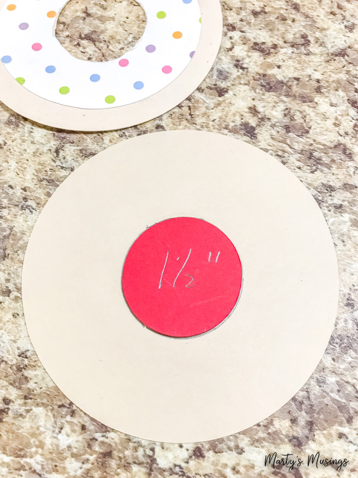 How to Make a Donut Wall and Matching Banner - Marty's Musings