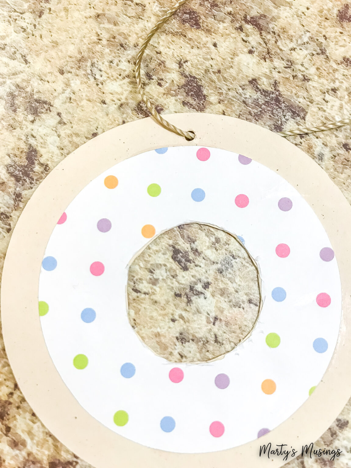 How to Make a Donut Wall and Matching Banner - Marty's Musings