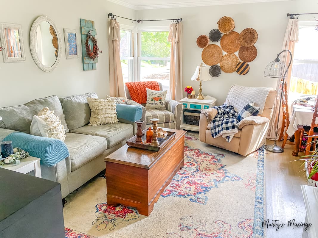 Cozy Fall Cottage Decor - Marty's Musings