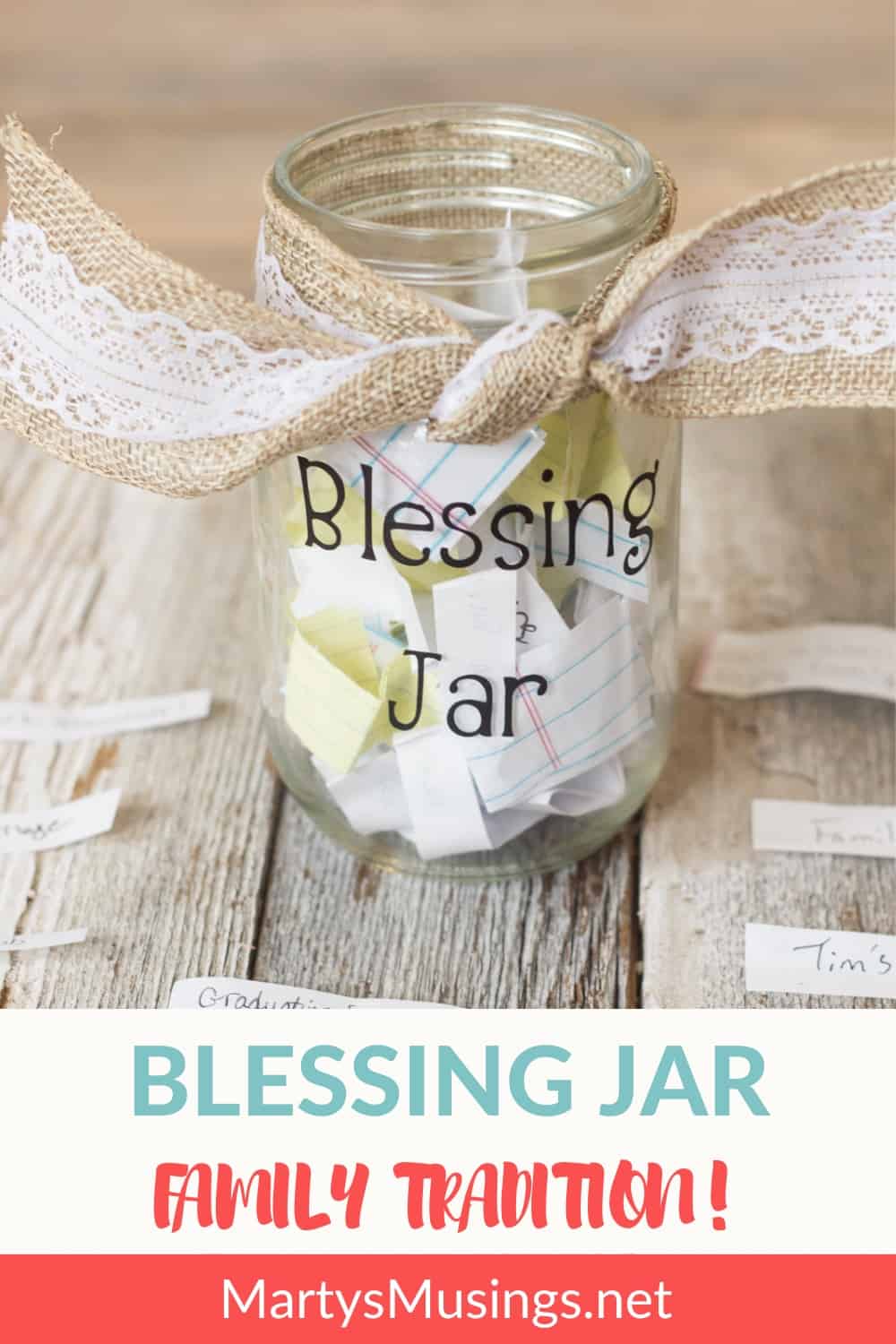 Family Blessing Jar - Marty's Musings
