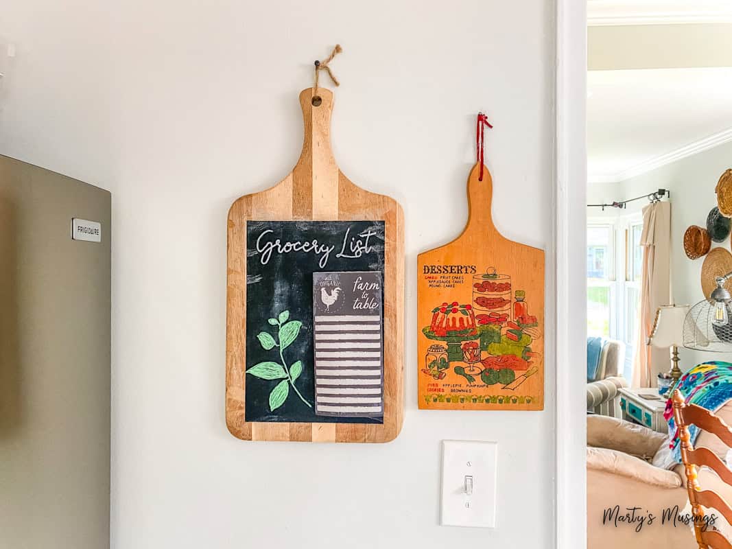 DIY Chalkboard Sign from Cutting Board - Marty's Musings
